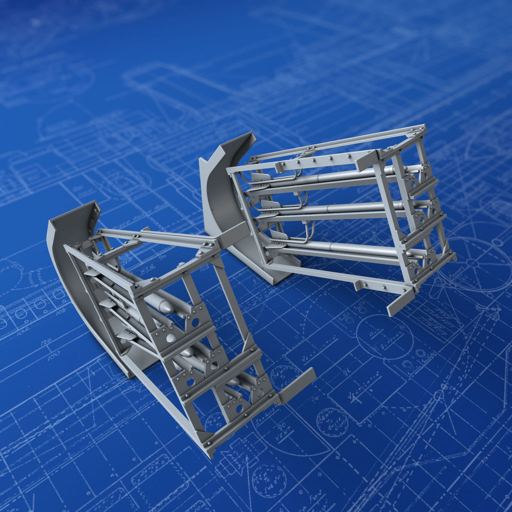 1/35 Royal Navy 2" Sextuple Rocket Flare Launchers MKI – Micro Master ...