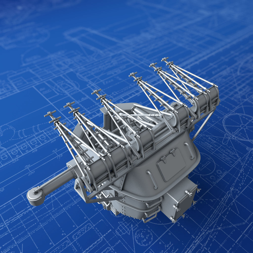 1/144 Royal Navy HACS MKIII* with Type 285 Radar – Micro Master 3D ...