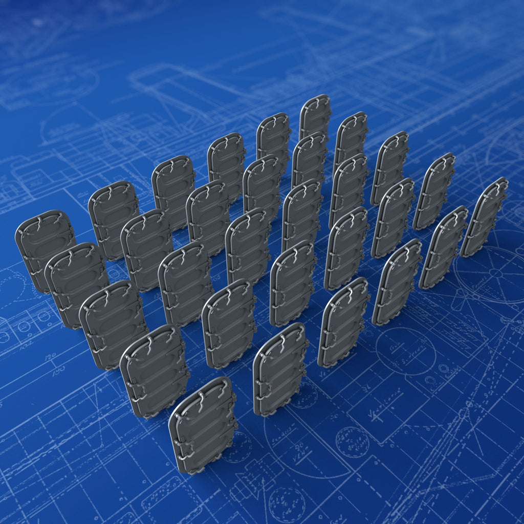 1/150 Royal Navy WW2 Water Tight Doors x30 – Micro Master 3D Printed ...