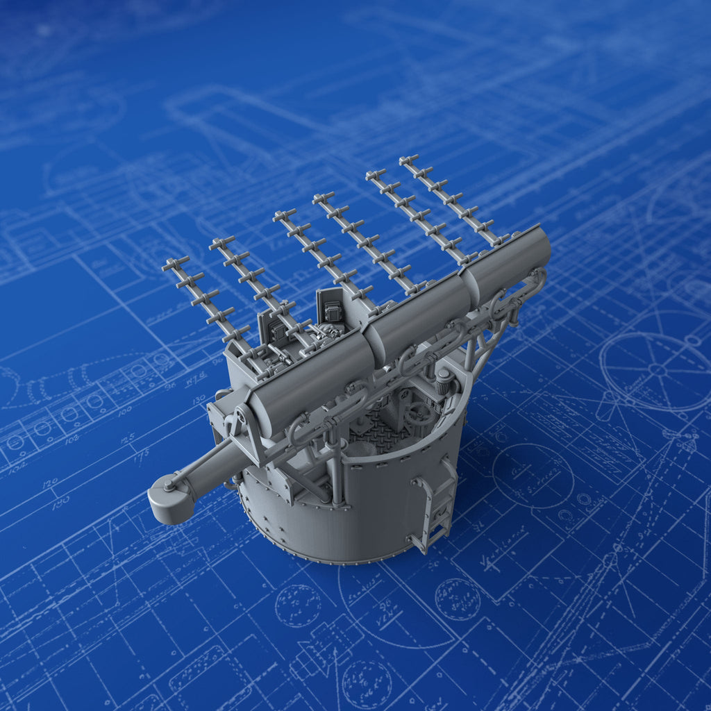 1/192 Royal Navy Rangefinder Director MKIIIW (Tribal Class, Flush Wind ...