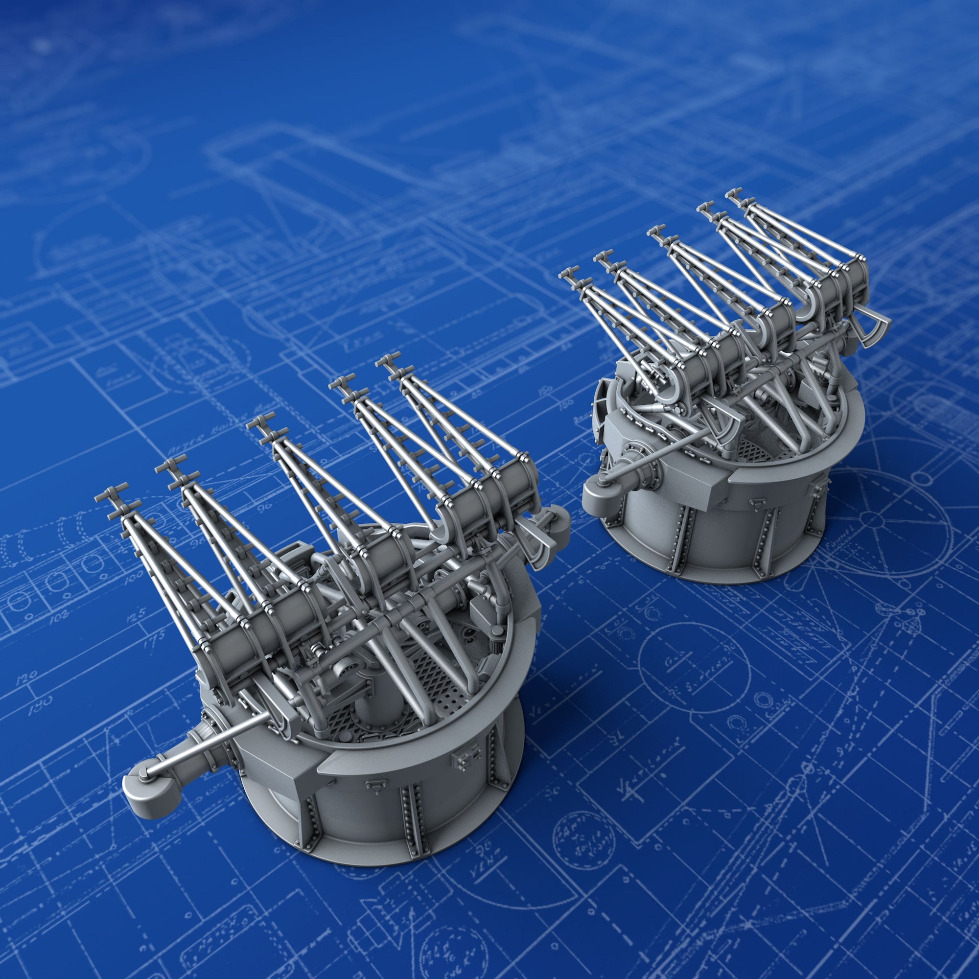 1/350 Royal Navy Rangefinder Director MKV** (Type 285 Mod 1) x2 – Micro ...