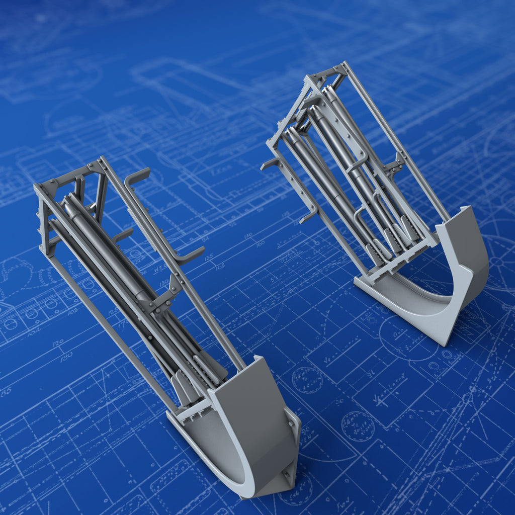 1/72 Royal Navy 2" Sextuple Rocket Flare Launchers MKI – Micro Master ...