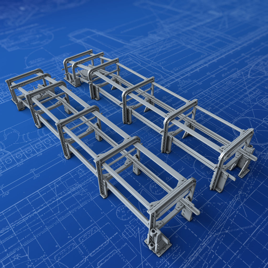 1/72 Royal Navy Depth Charge Rails MKI x2 (12 Charge Version) – Micro ...