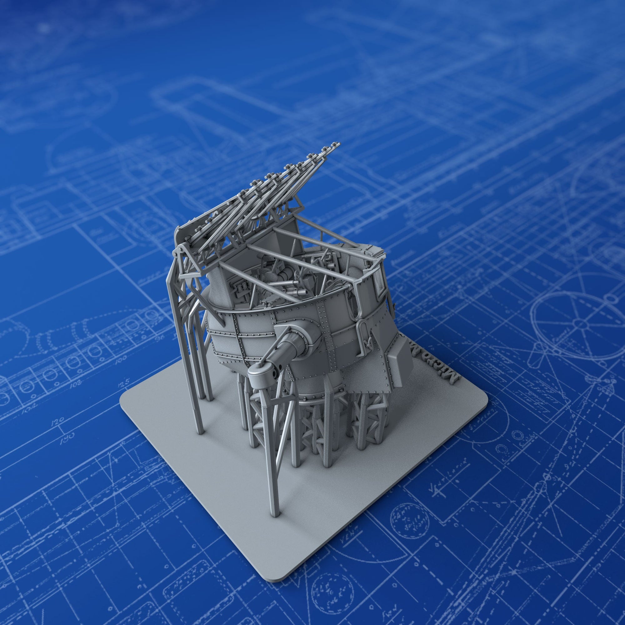 1/192 Royal Navy HACS MKIV with Type 285 Radar – Micro Master 3D ...