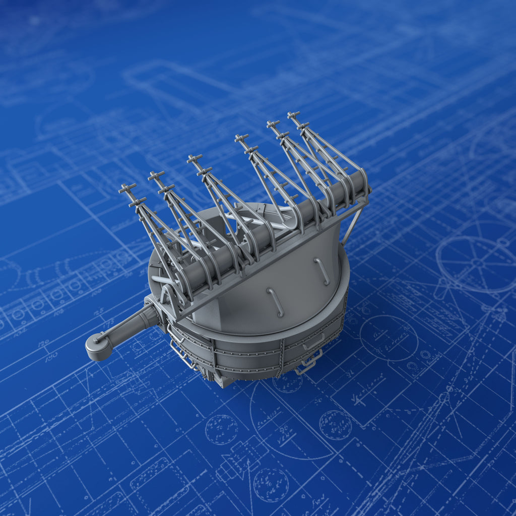 1/200 Royal Navy HACS MKIV with Type 285 Radar – Micro Master 3D ...