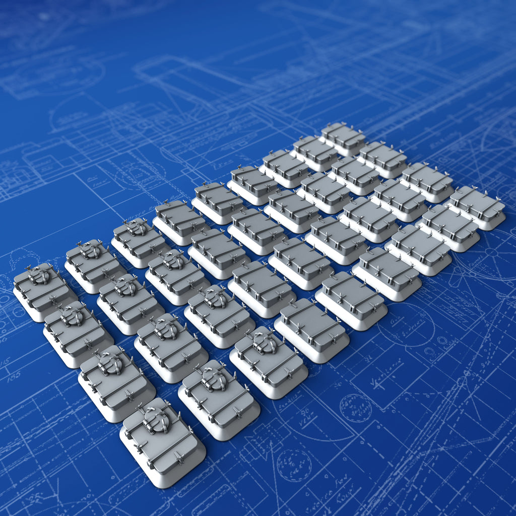 1/200 Royal Navy Deck Hatch Set (with Blast Plates) x36 – Micro Master ...