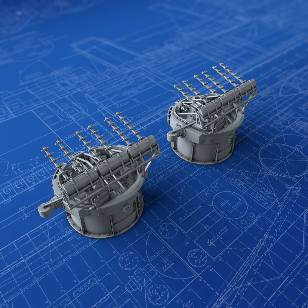 1/350 Royal Navy Rangefinder Director MKIIW (Type 285 Mod 4) x2 – Micro ...