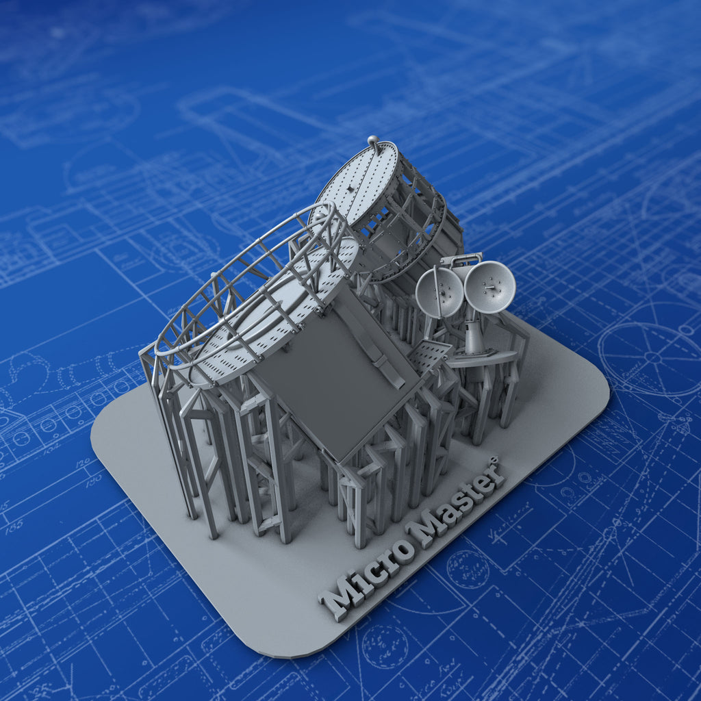 1/350 Royal Navy Type 273 Radar RDF Lantern and Office x1 (Circular Pl ...