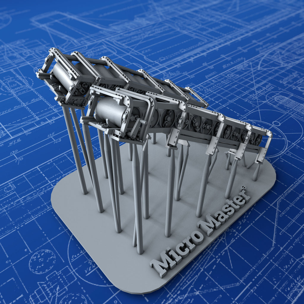 1/350 Royal Navy Depth Charge Rails MKI x2 (12 Charge Version) – Micro ...