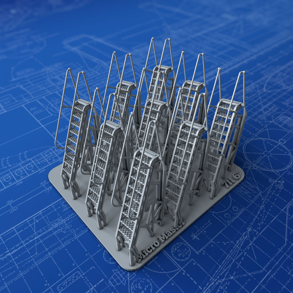 1/150 Royal Navy 7ft 6in Deck Ladders x9 – Micro Master 3D Printed ...