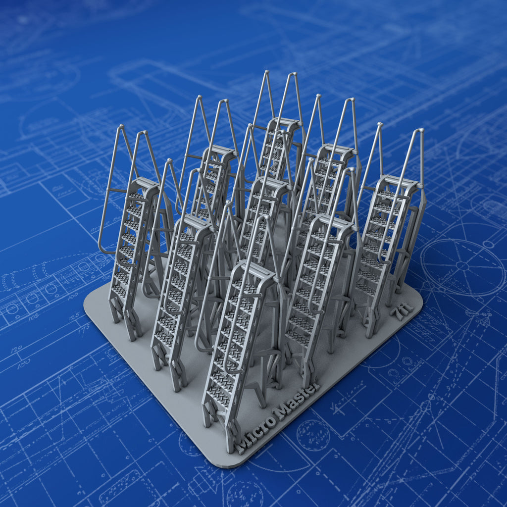 1/200 Royal Navy 7ft Deck Ladders x9 – Micro Master 3D Printed Hobby Parts