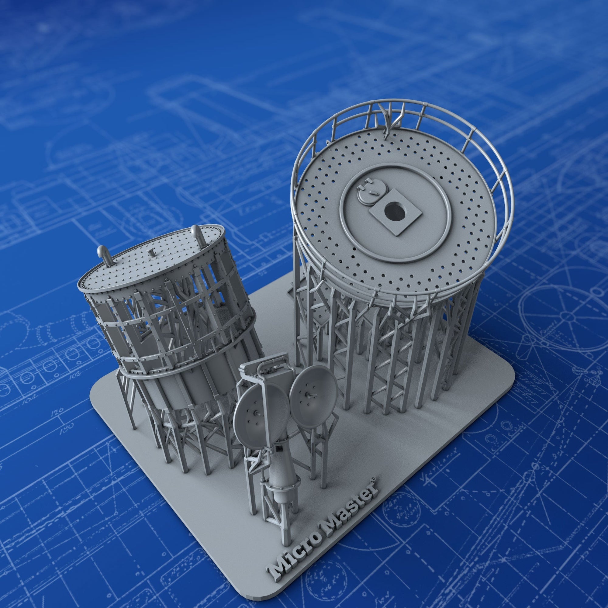 1/150 Royal Navy Type 273 Radar RDF Lantern and Office x1 (Circular Pl ...