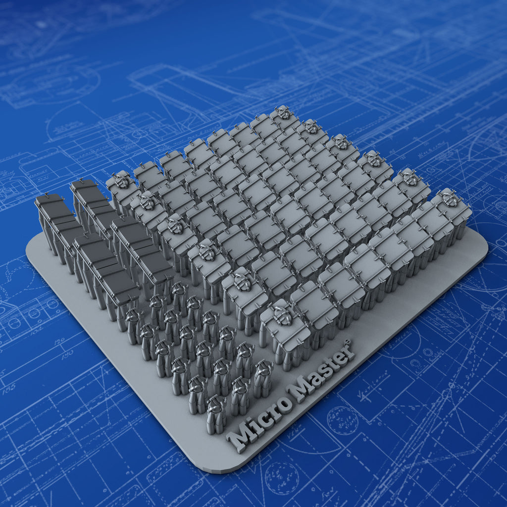 1/350 Royal Navy Deck Hatch Set x70 (7x Hatch types) – Micro Master 3D ...