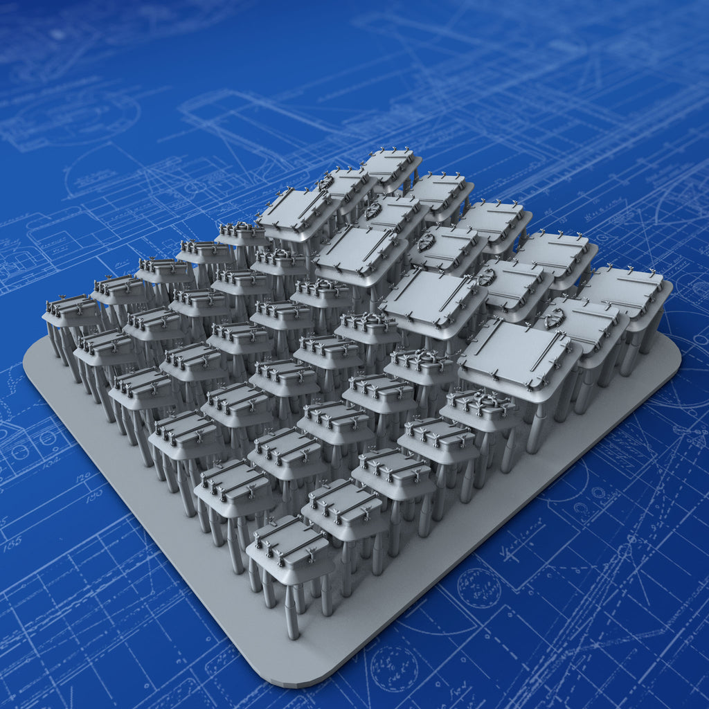 1/350 Royal Navy Weatherdeck Hatch Set x44 (6x Hatch types) – Micro ...