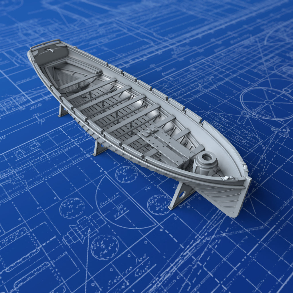 1/200 Royal Navy 36ft Sailing Pinnace x1 – Micro Master 3D Printed ...