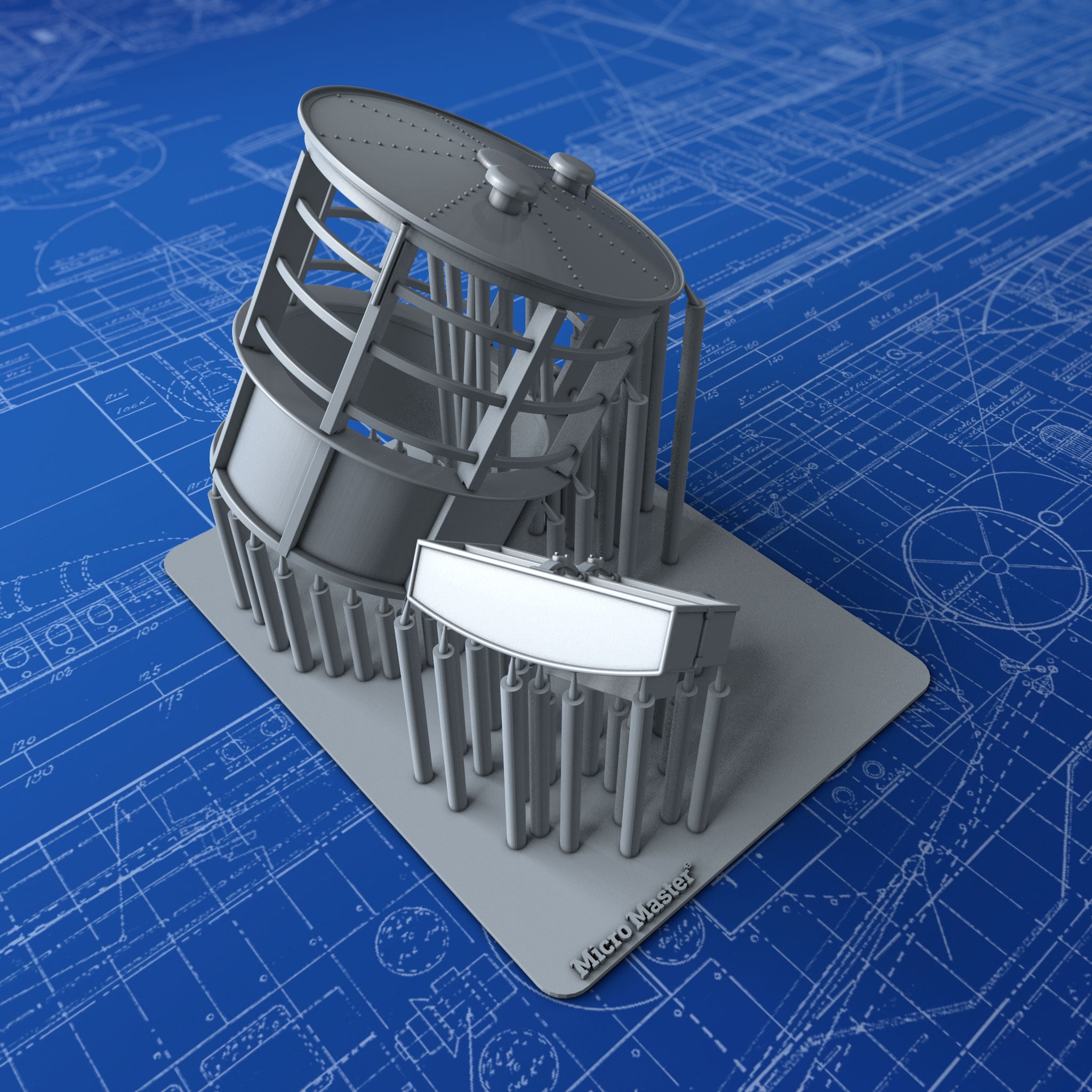 1/72 Royal Navy Type 271 Radar RDF Lantern – Micro Master 3D Printed ...