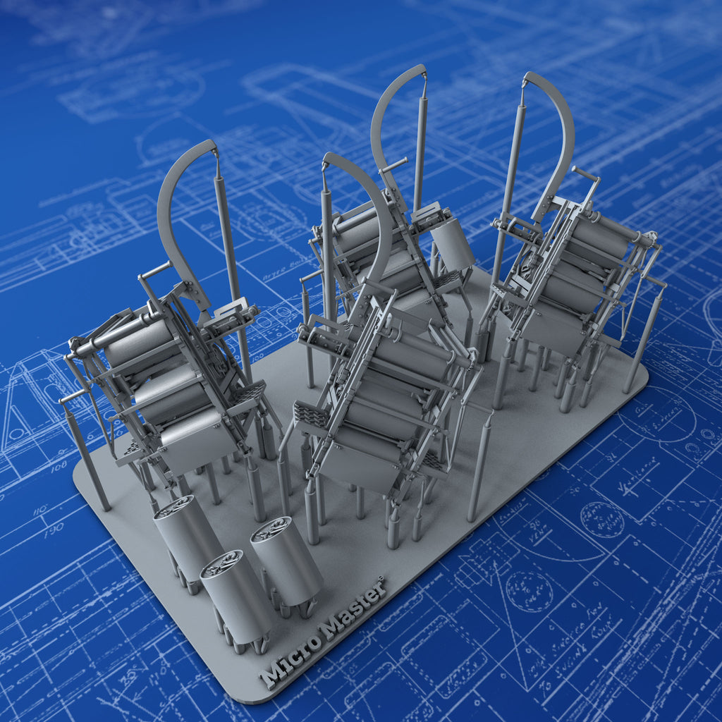 1/144 Royal Navy MKI* Depth Charge Stowage Racks (Left & Right Loading ...