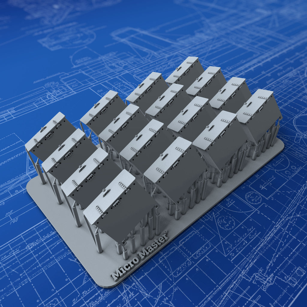 1/150 Royal Navy Life Jacket Lockers x16 – Micro Master 3D Printed ...