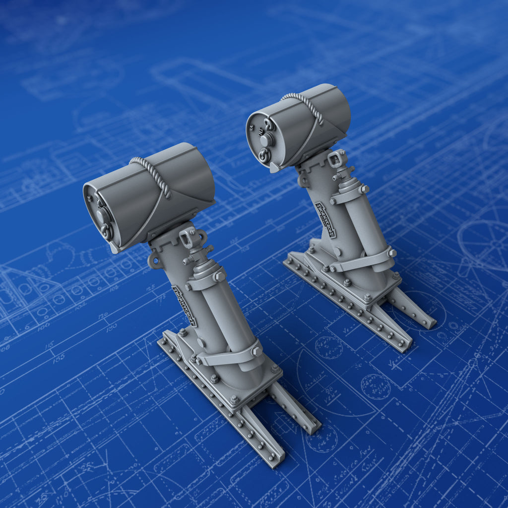 1/200 Royal Navy Thorneycroft MKII Depth Charge Throwers x2 – Micro ...