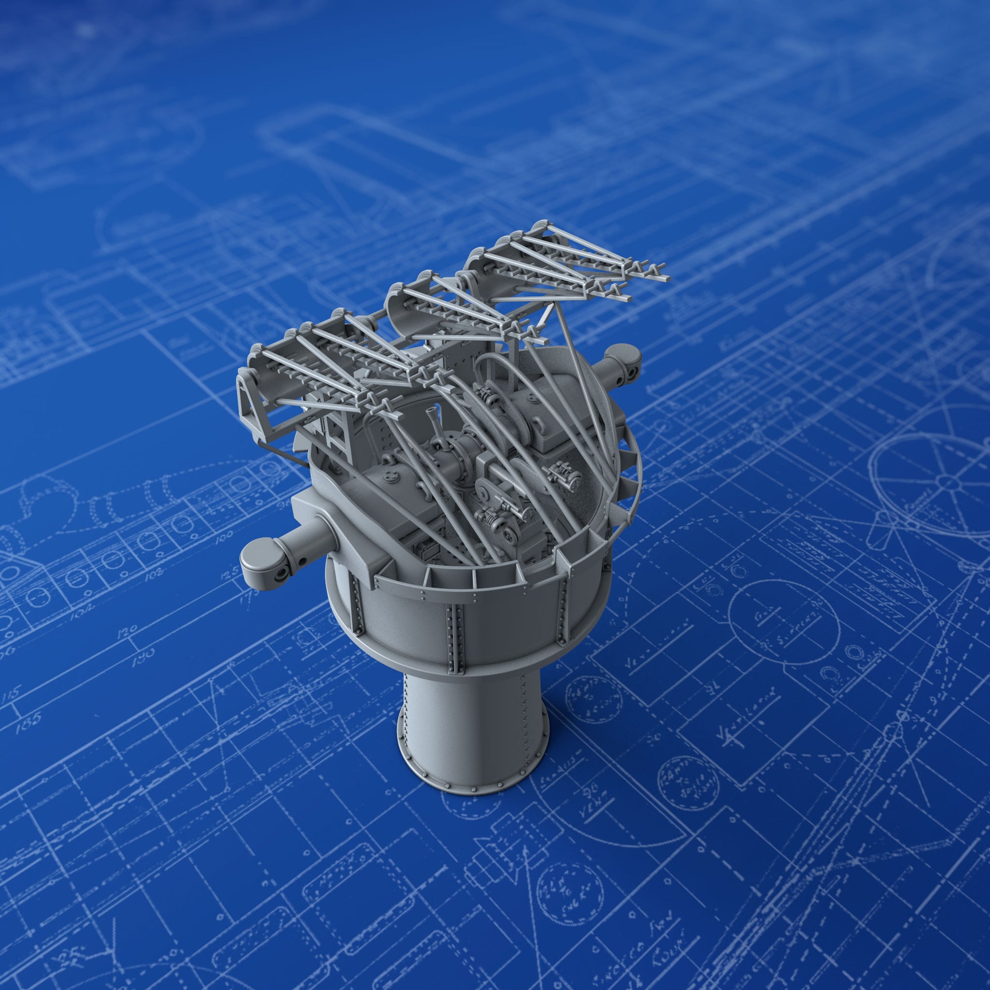 1/200 Royal Navy Rangefinder Director MKIIW (Type 285 Mod 1) x1 (RN Tr ...