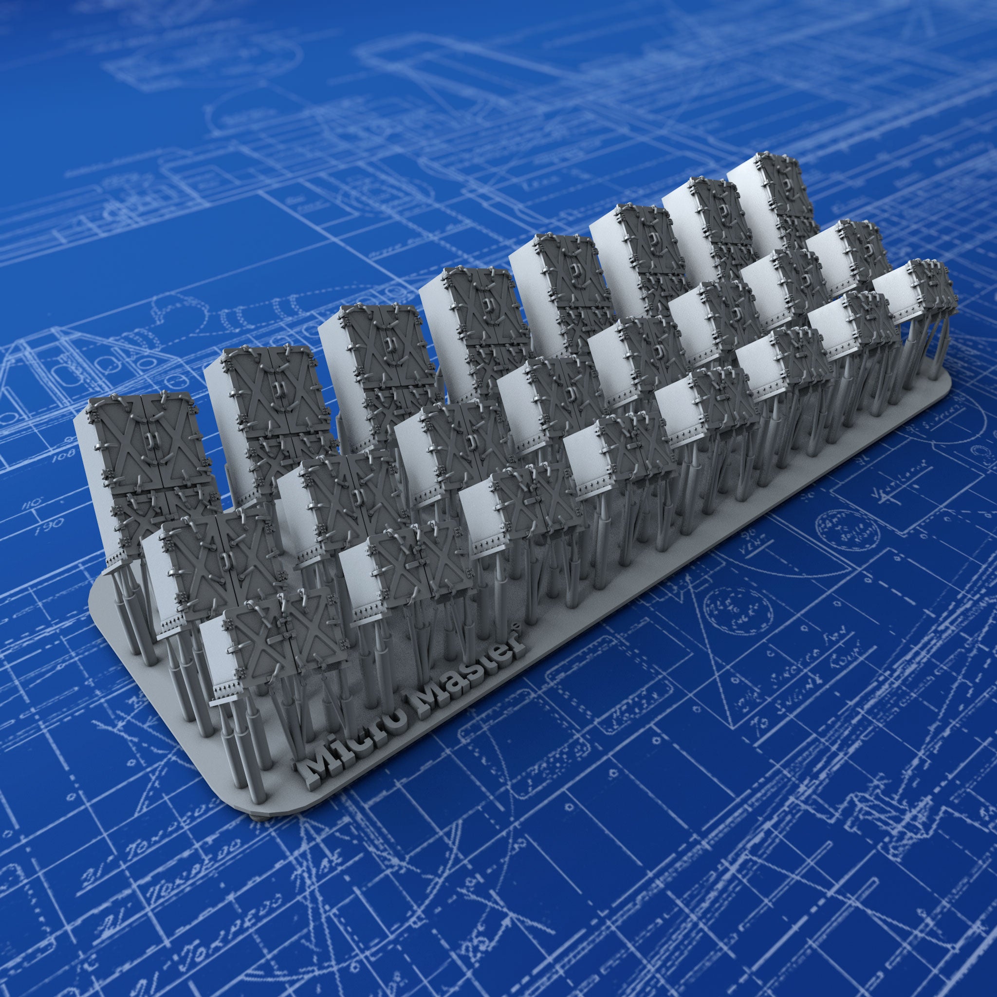 1/350 Royal Navy 4" Ready Use Lockers x24 (3 Sizes) – Micro Master 3D ...