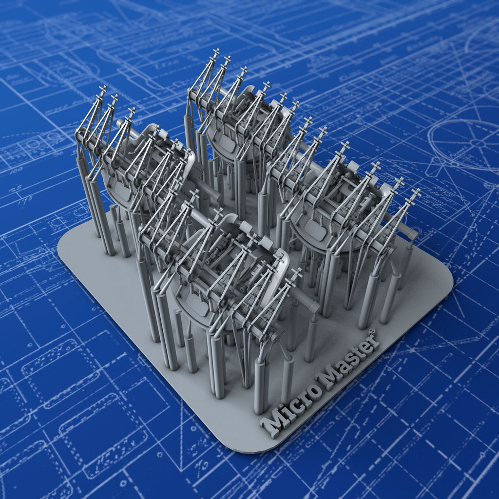 1/350 Royal Navy HACS MKI with Type 285 Radar x4 – Micro Master 3D ...