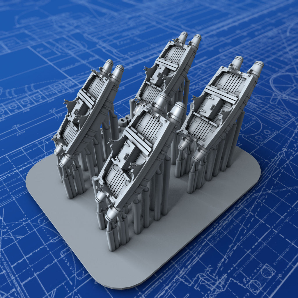 1/400 Royal Navy 10ft Working Dinghy Balsa Rafts x4 – Micro Master 3D ...