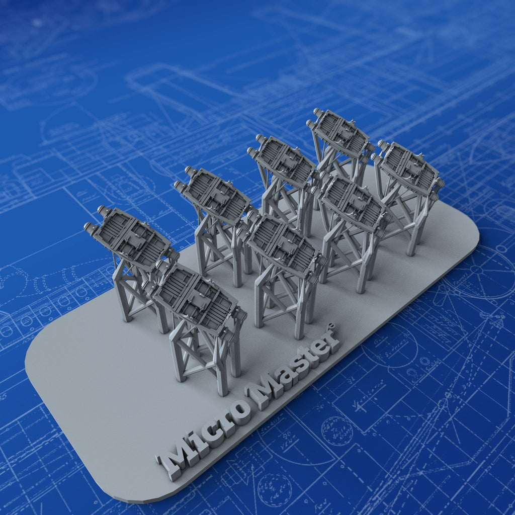 1/600 Royal Navy 10ft Working Dinghy Balsa Rafts x8 – Micro Master 3D ...