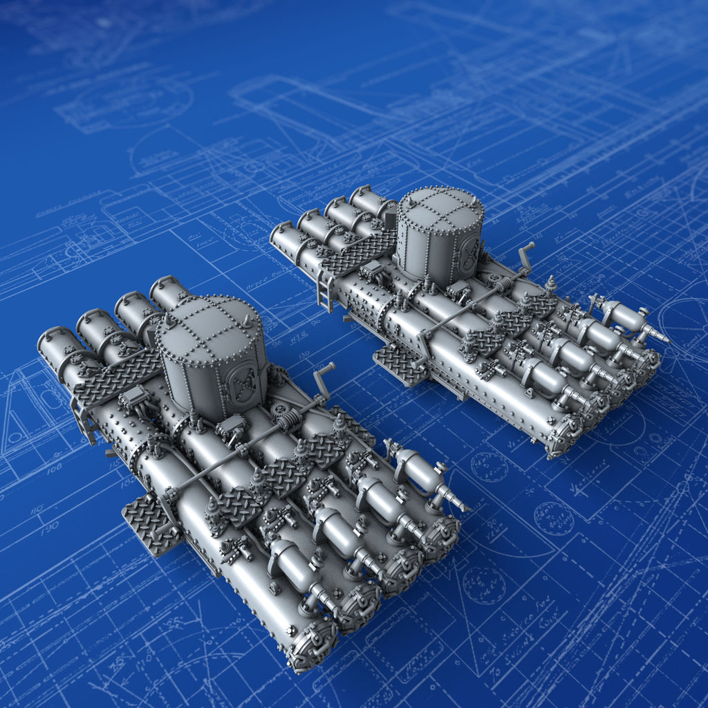 1/700 Royal Navy 21" QR MKVIII Quad Torpedo Tubes – Micro Master 3D ...