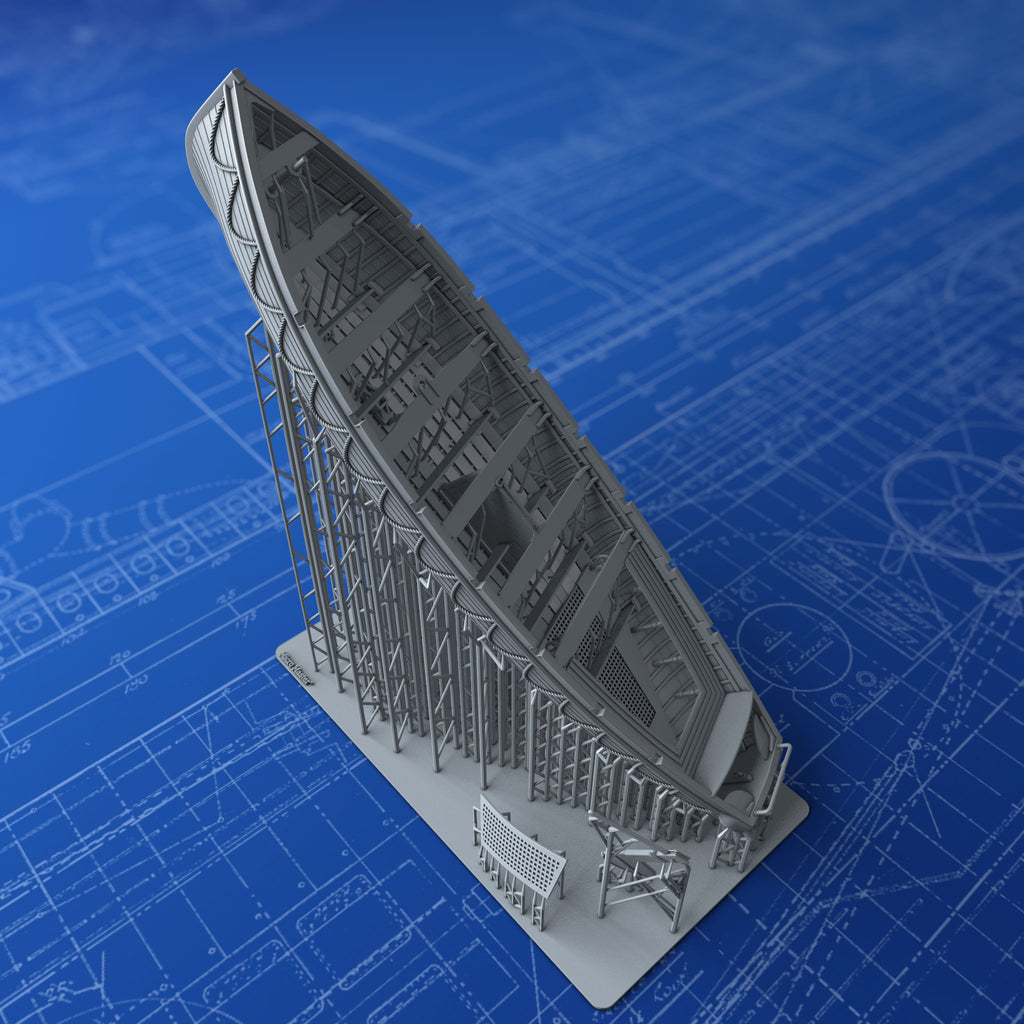 1/72 Royal Navy 32ft Life Cutter x1 – Micro Master 3D Printed Hobby Parts