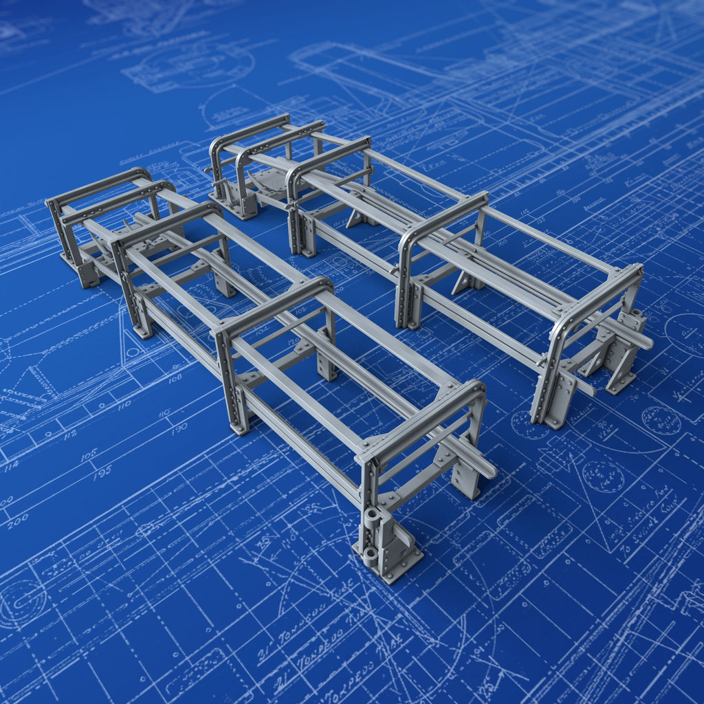 1/72 Royal Navy Depth Charge Rails MKI x2 (9 Charge Version) – Micro ...