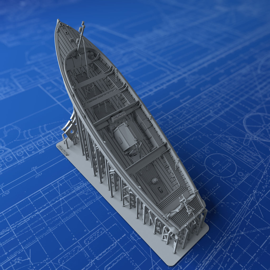 1/96 Royal Navy 32ft Motor Cutter x1 – Micro Master 3D Printed Hobby Parts