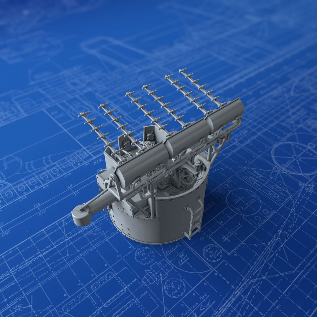 1/96 Royal Navy Rangefinder Director MKIIIW (Tribal Class, Flush Winds ...