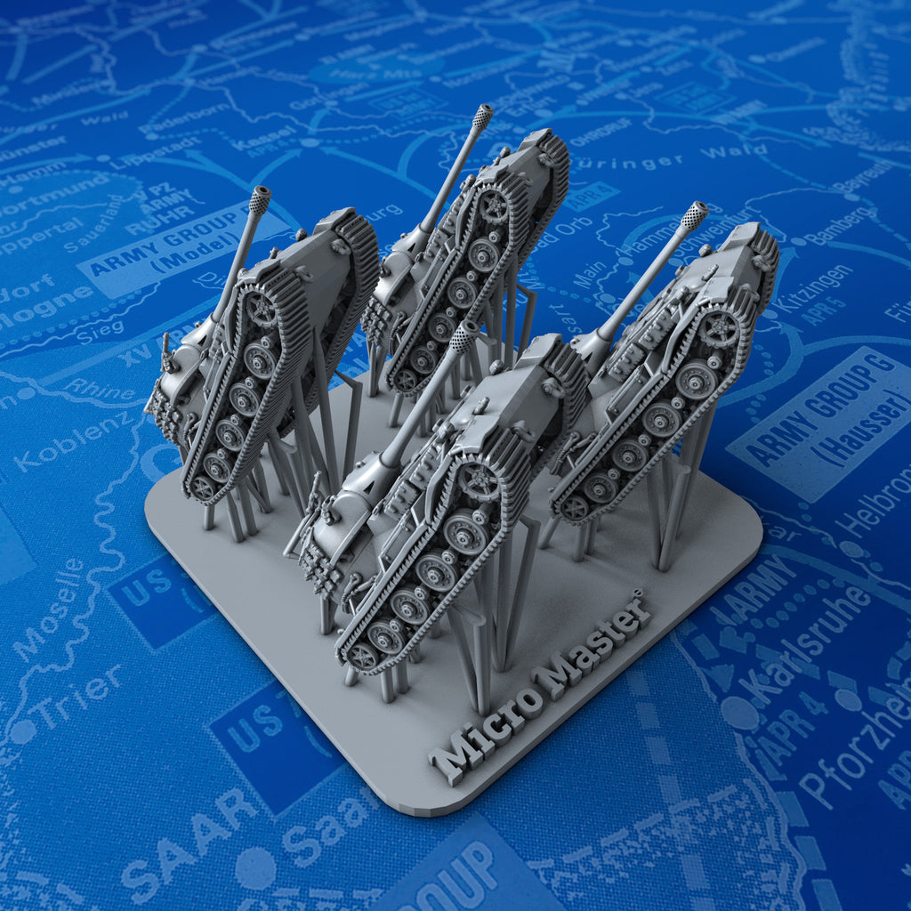 1/700 Scale WW2 German VK 72.01 (K) Heavy Tanks x12 – Micro Master 3D ...