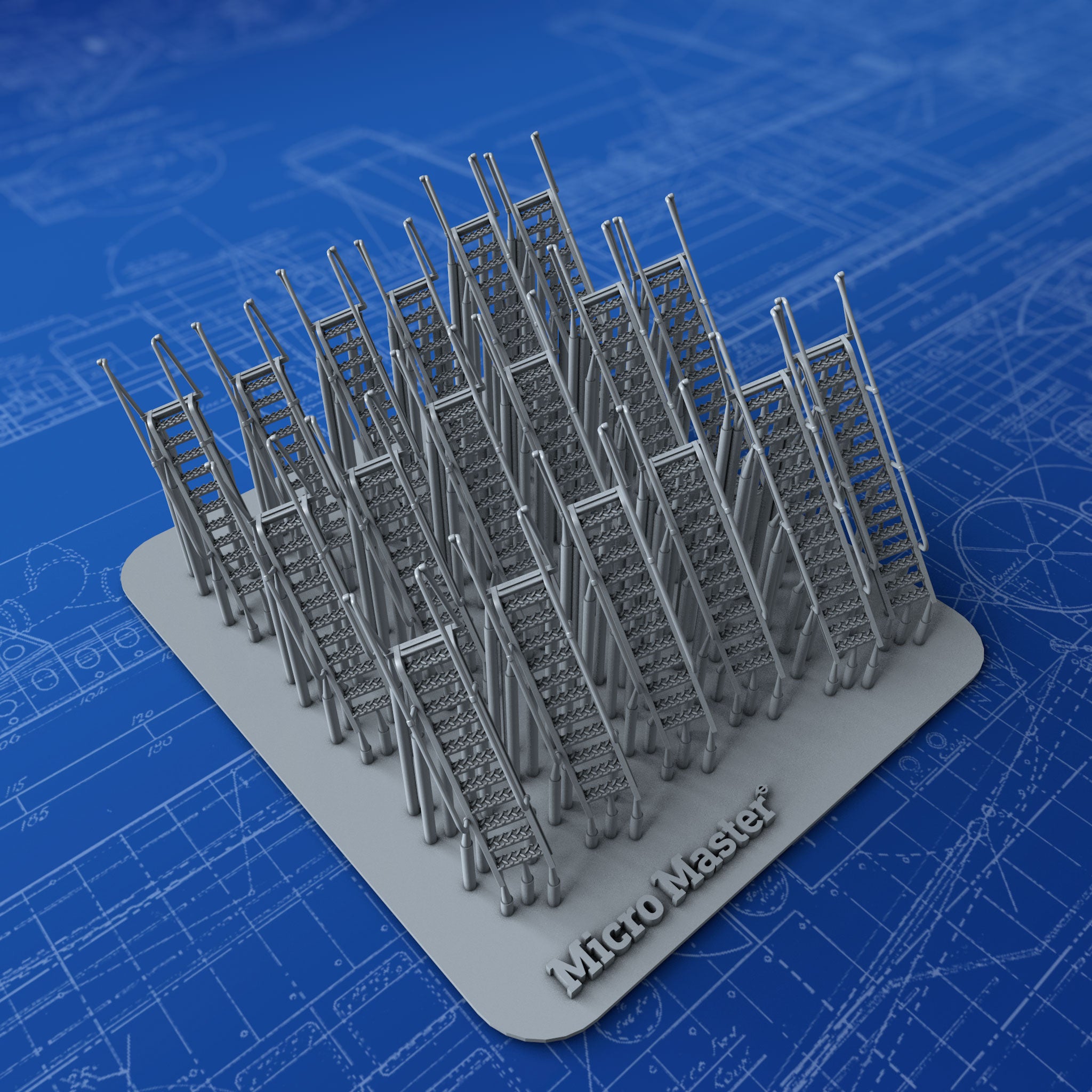 1/350 Royal Navy Deck Ladders x18 (3x Sizes Large) – Micro Master 3D ...