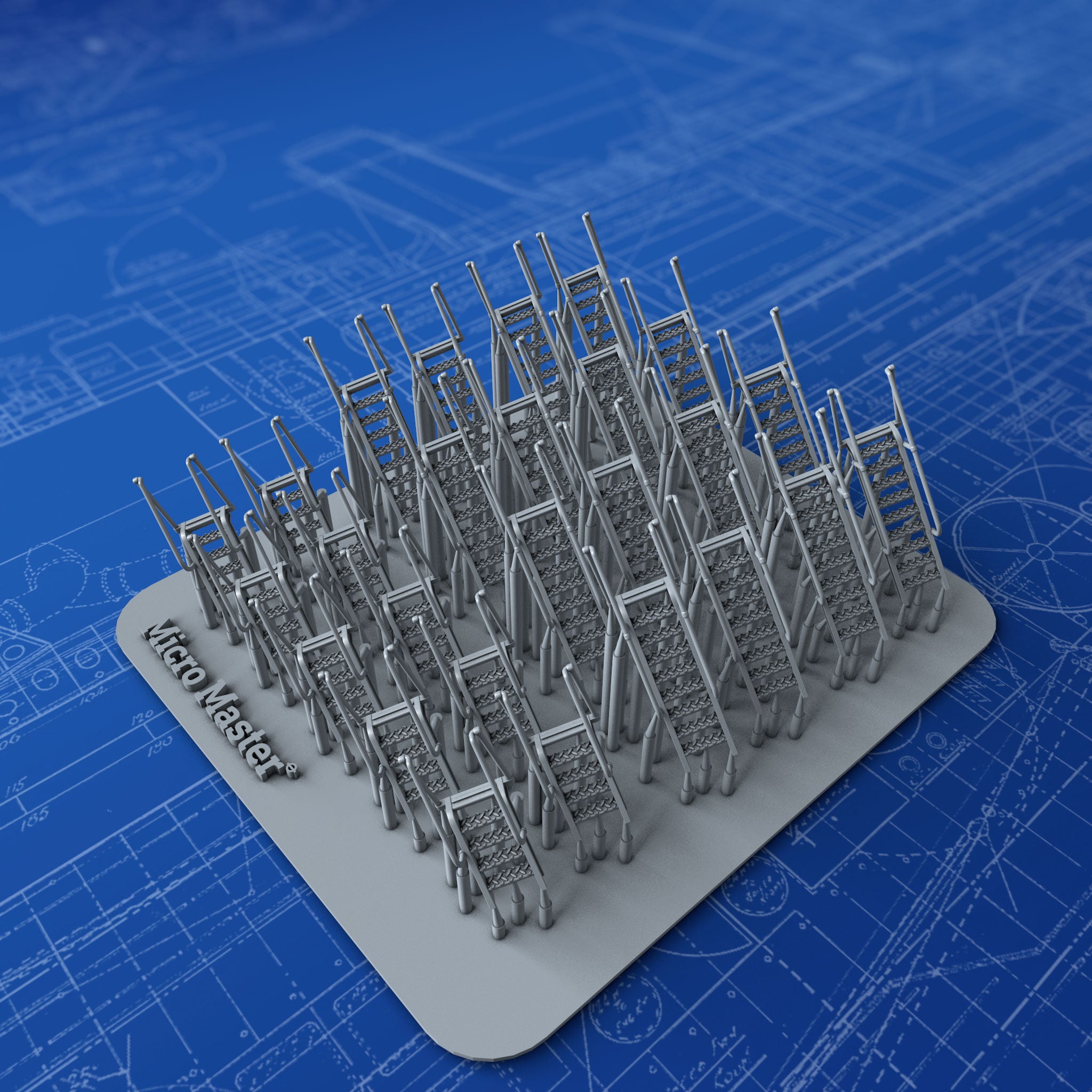 1/350 Royal Navy Deck Ladders x26 (3x Sizes Small) – Micro Master 3D ...