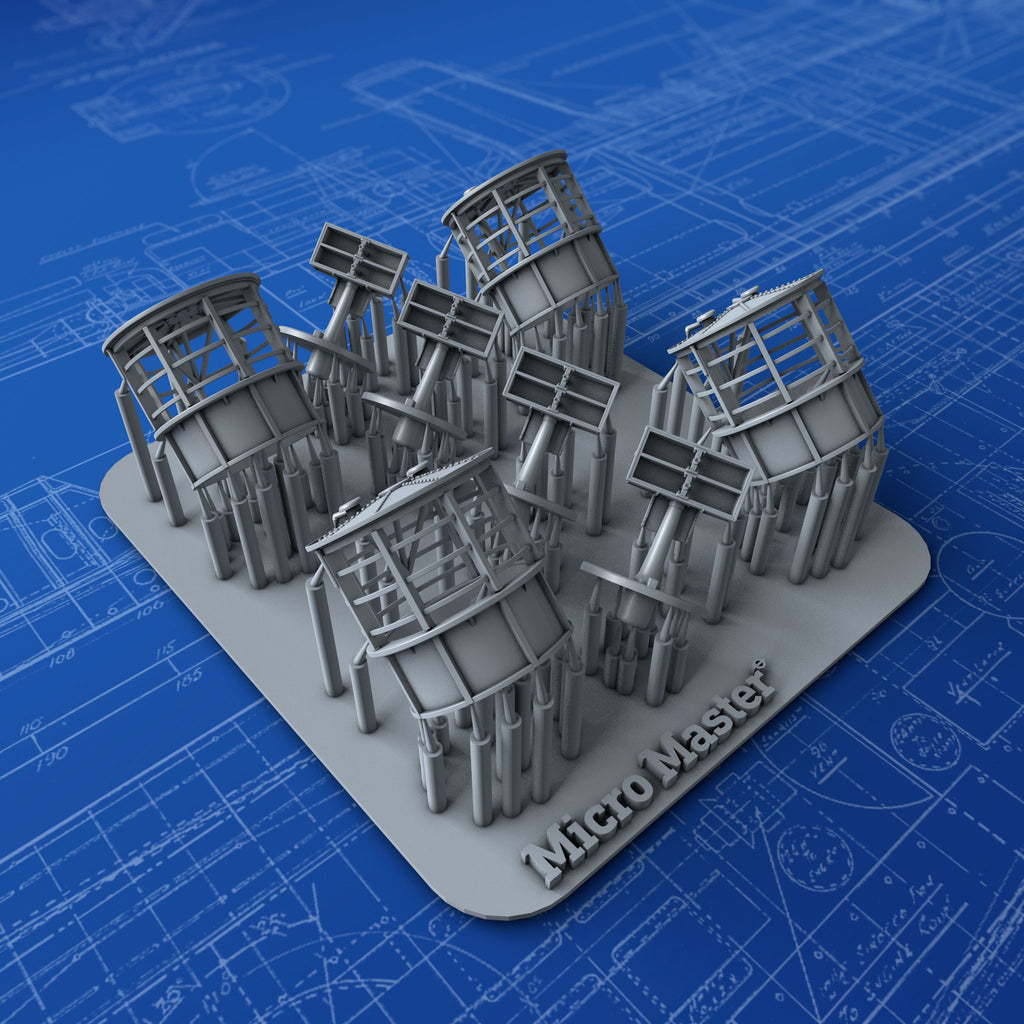 1/350 Royal Navy Type 271 Radar RDF Lantern x4 – Micro Master 3D ...